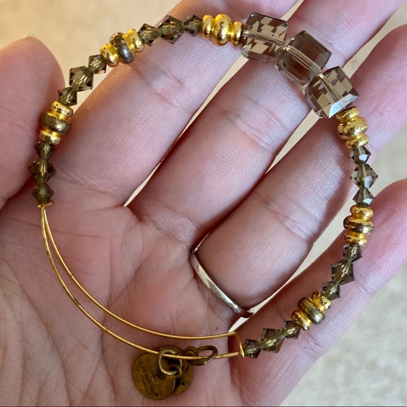 Alex and Ani | Jewelry | Alex And Ani Swarovski Beaded Bracelet | Poshmark